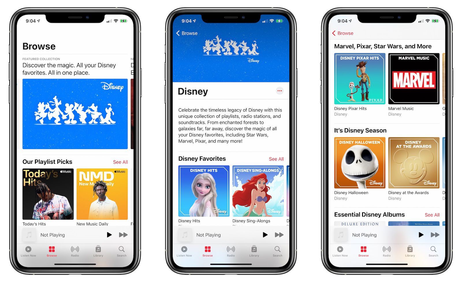 Apple Music Now Features Soundtracks and More From Disney, Marvel ...