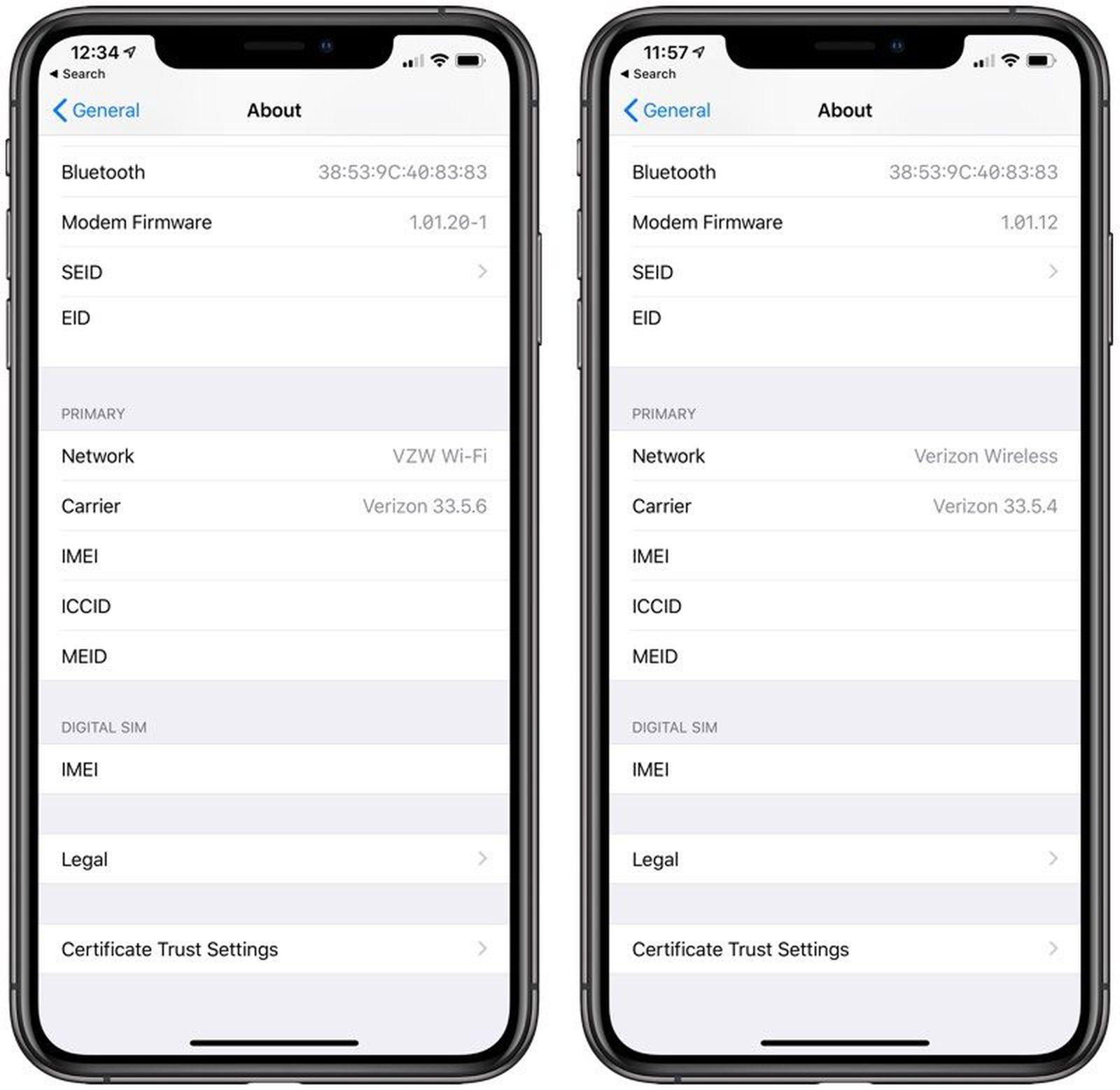 Apple Looking Into LTE Connectivity Issues Affecting Some iPhone XS and ...
