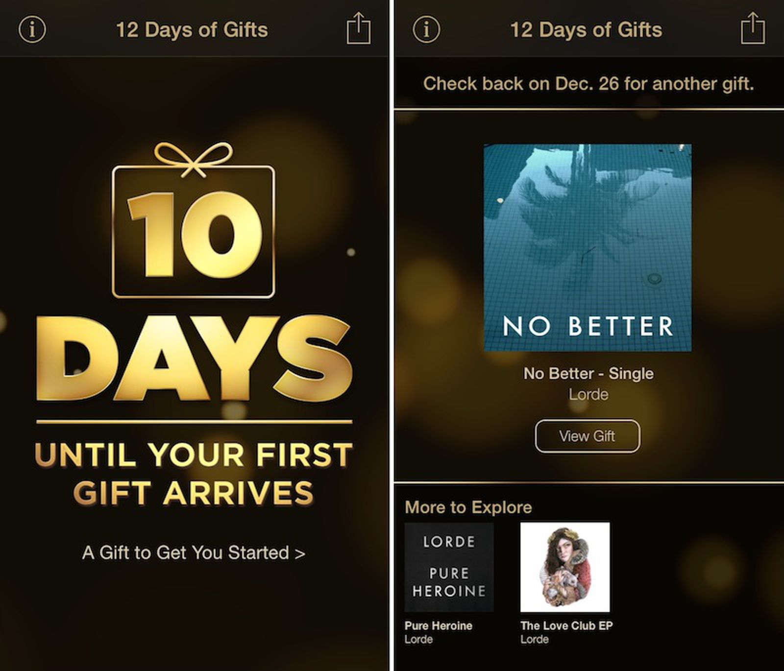 Apple's '12 Days of Gifts' App Delivers Early Bonus Song and Video from ...