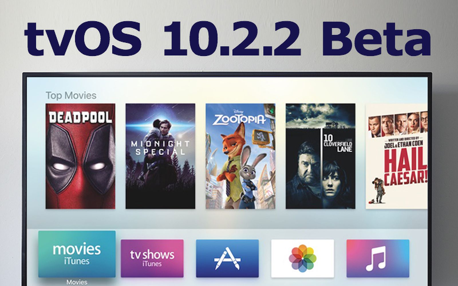 Apple Seeds Second Beta of tvOS 10.2.2 to Developers - MacRumors