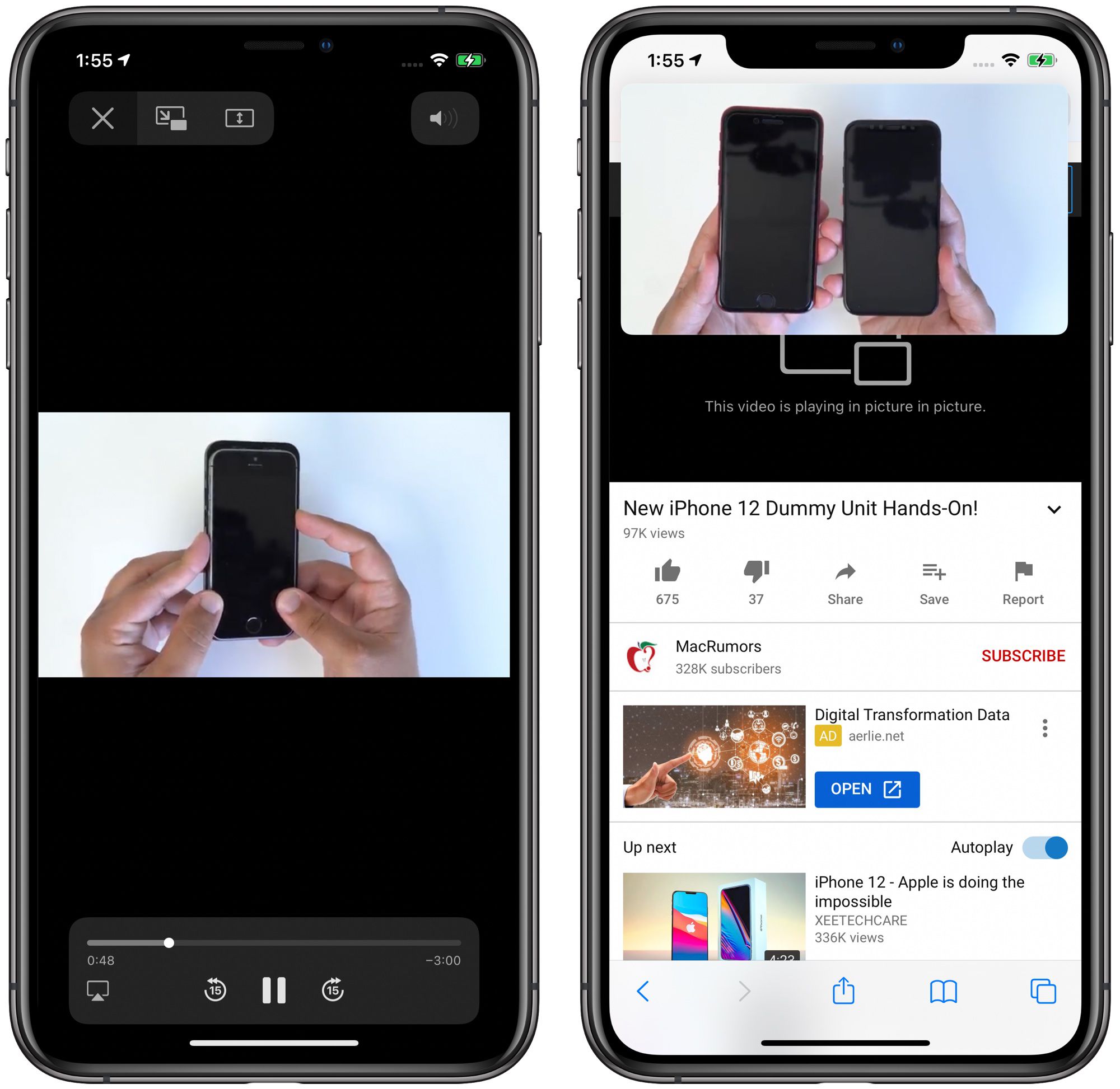 iOS 14: How to Use Picture in Picture Mode on iPhone - MacRumors