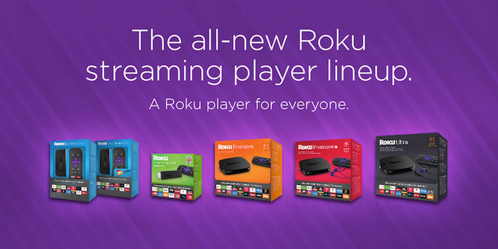 Roku Announces Five New Streaming Devices Between $30 and $130 - MacRumors