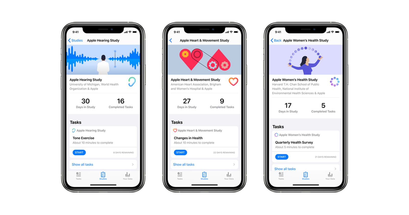 Apple's Research App Launches With Heart, Women's Health, and Hearing ...