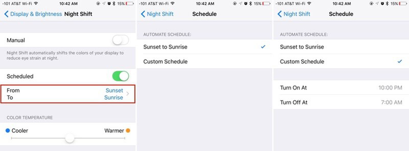 How to Use Night Shift Mode in iOS 9.3 - MacRumors