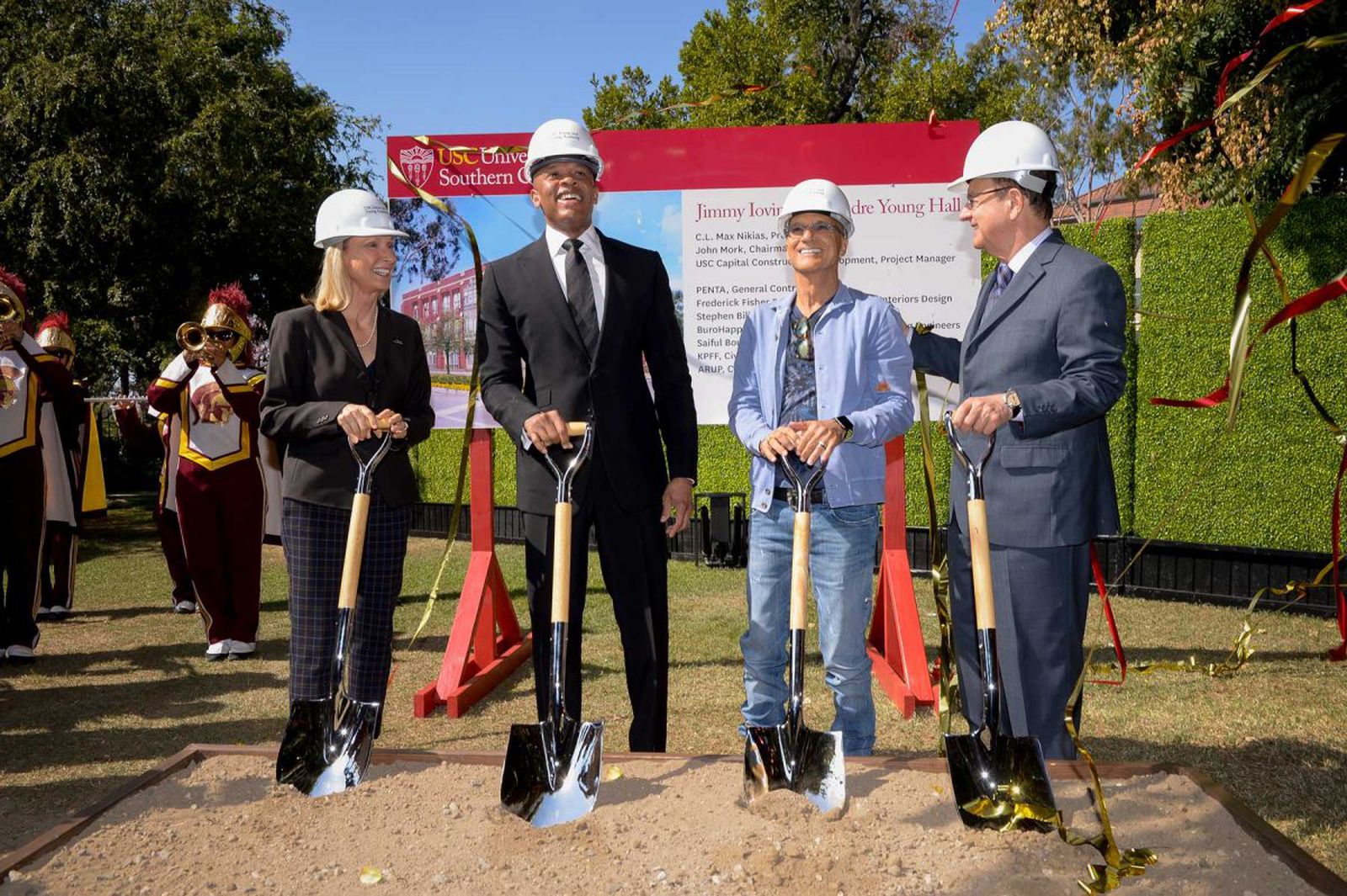 Jimmy Iovine and Dr. Dre Break Ground on Their New USC Academy Opening ...