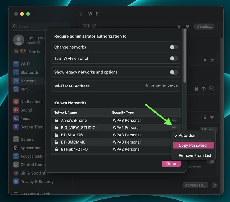 macOS: How to Find Passwords for Known Wi-Fi Networks - MacRumors