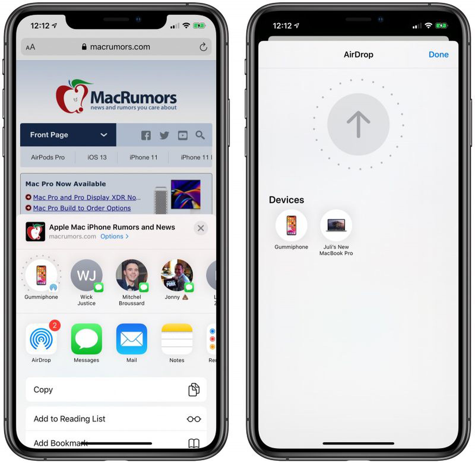Now-Fixed AirDrop Bug Let Anyone Lock-Up Nearby iPhones With Flood of Files - MacRumors