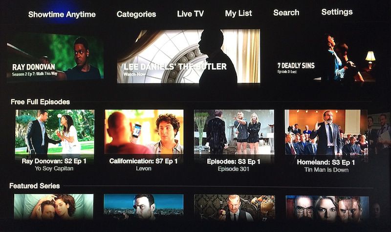 Premium Channel 'Showtime Anytime' Comes to Apple TV - MacRumors