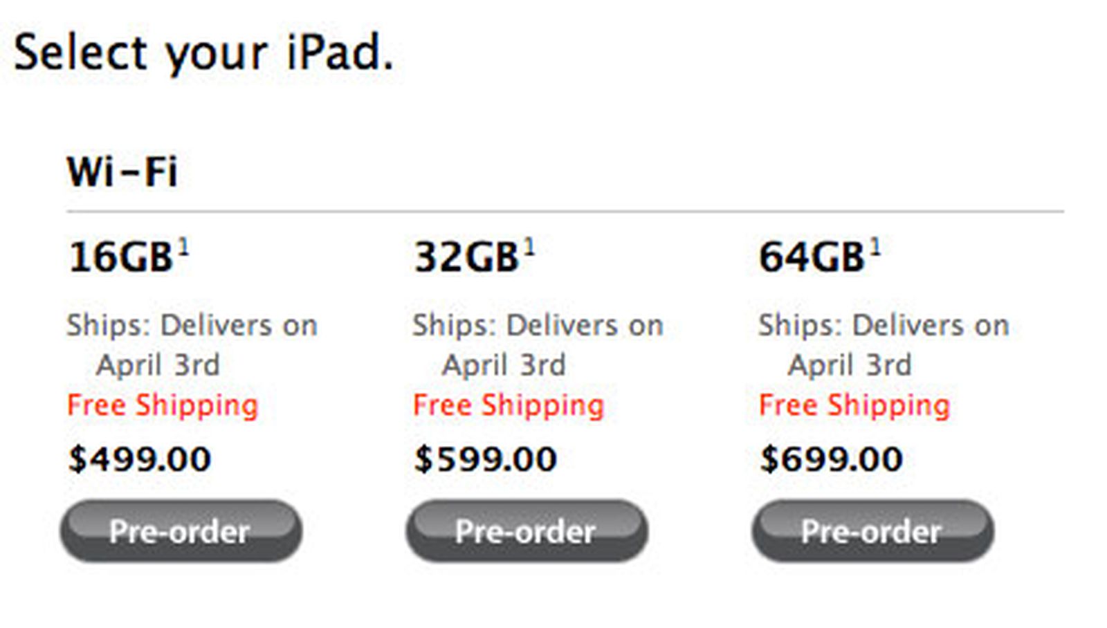 Apple Begins iPad Pre-Orders in U.S. - MacRumors