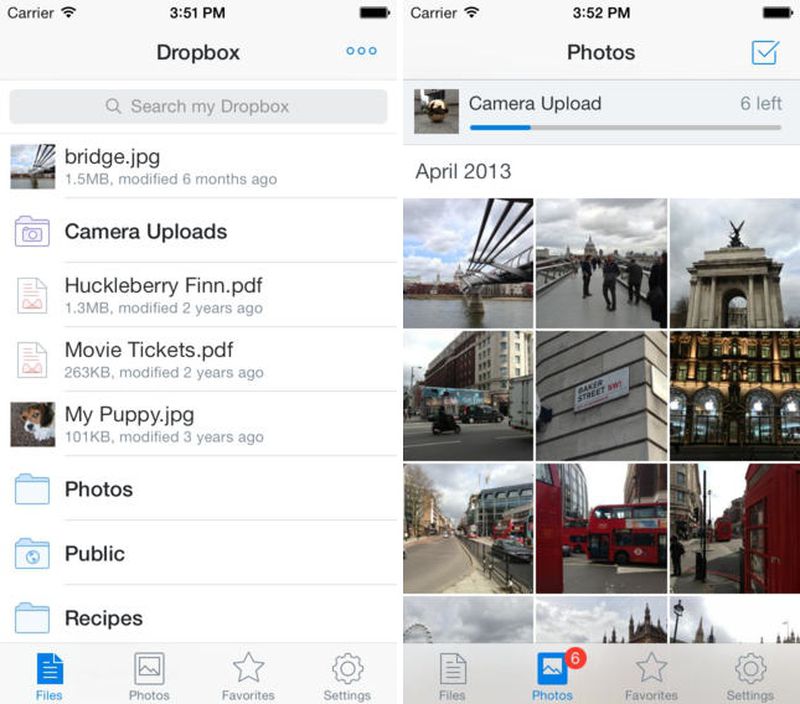 Dropbox for iOS Updated With iOS 7 Redesign - MacRumors