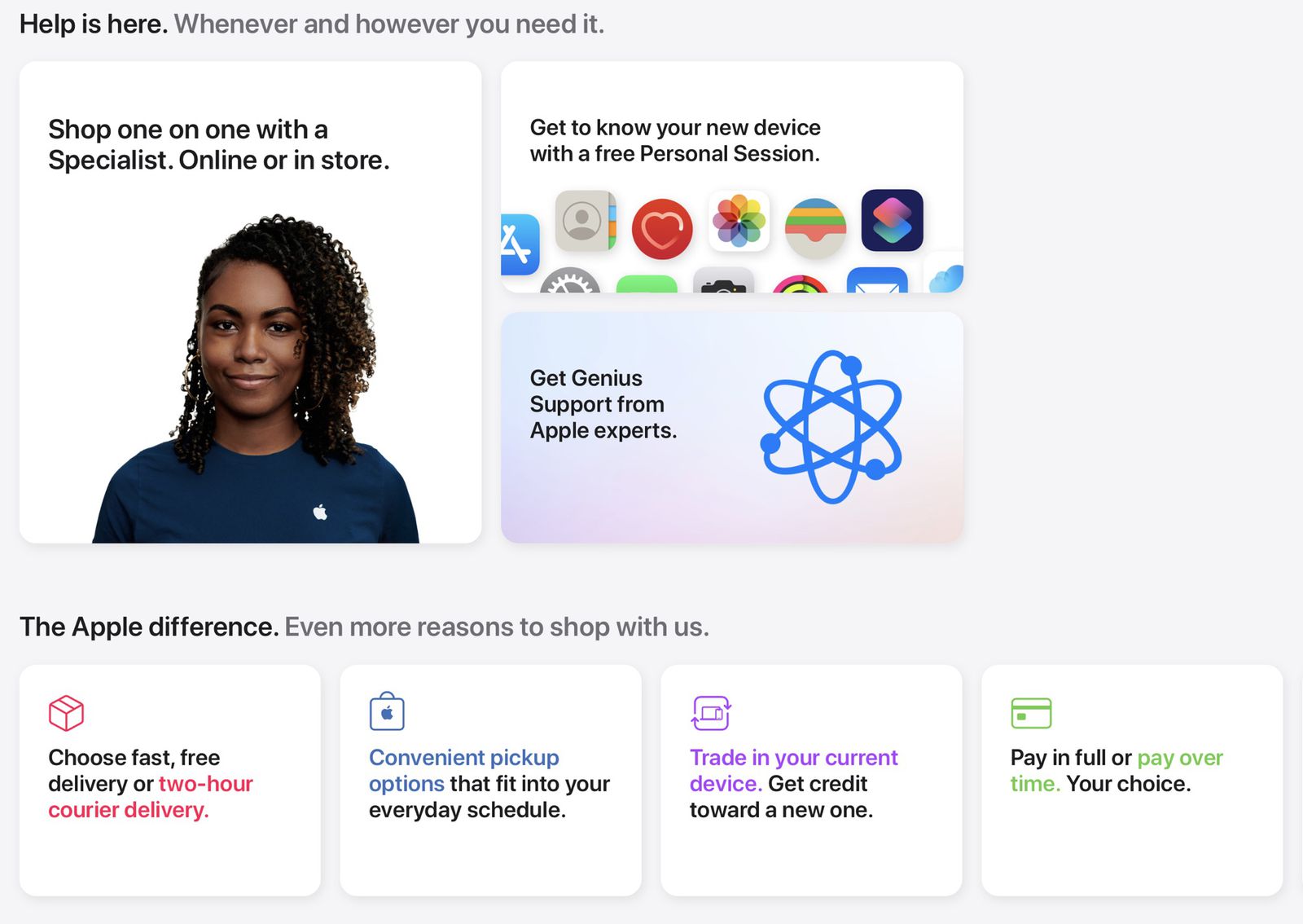 Apple's Website Gains Redesigned Store Section and Dedicated 'Store ...