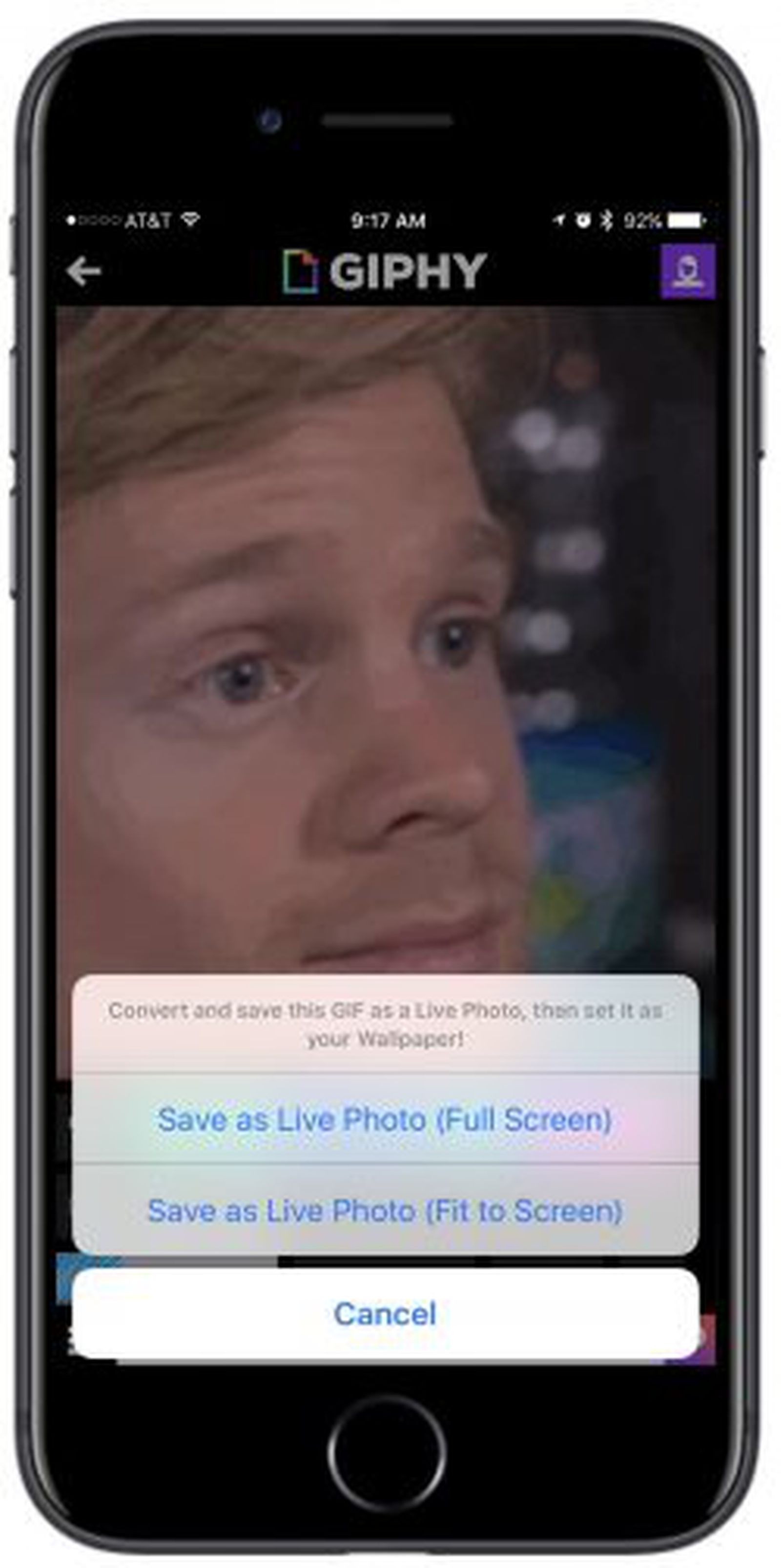 Giphy iOS App Gains Ability to Turn GIFs Into Live Photos - MacRumors