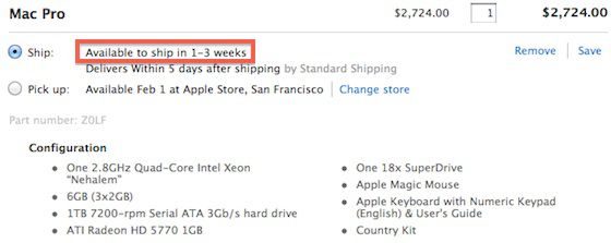Mac Pro Build-to-Order Ship Dates Slip as Future Remains Uncertain ...