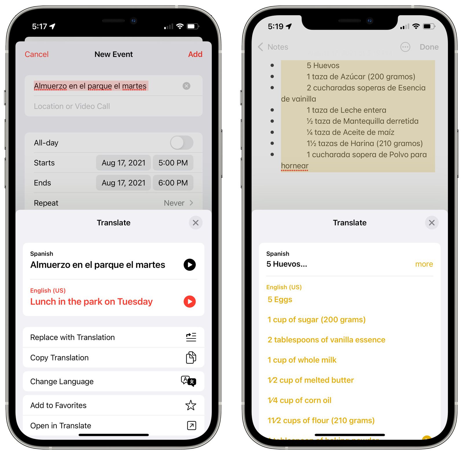 Everything New With Translation in iOS 15: System-Wide Support, Live ...