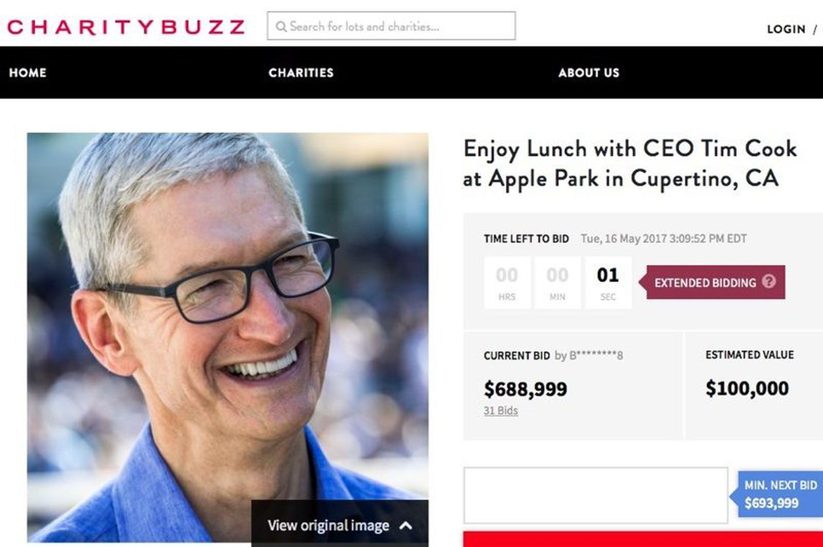 Tim Cook Charity Lunch Auction Earns Over $680,000 for RFK Center ...