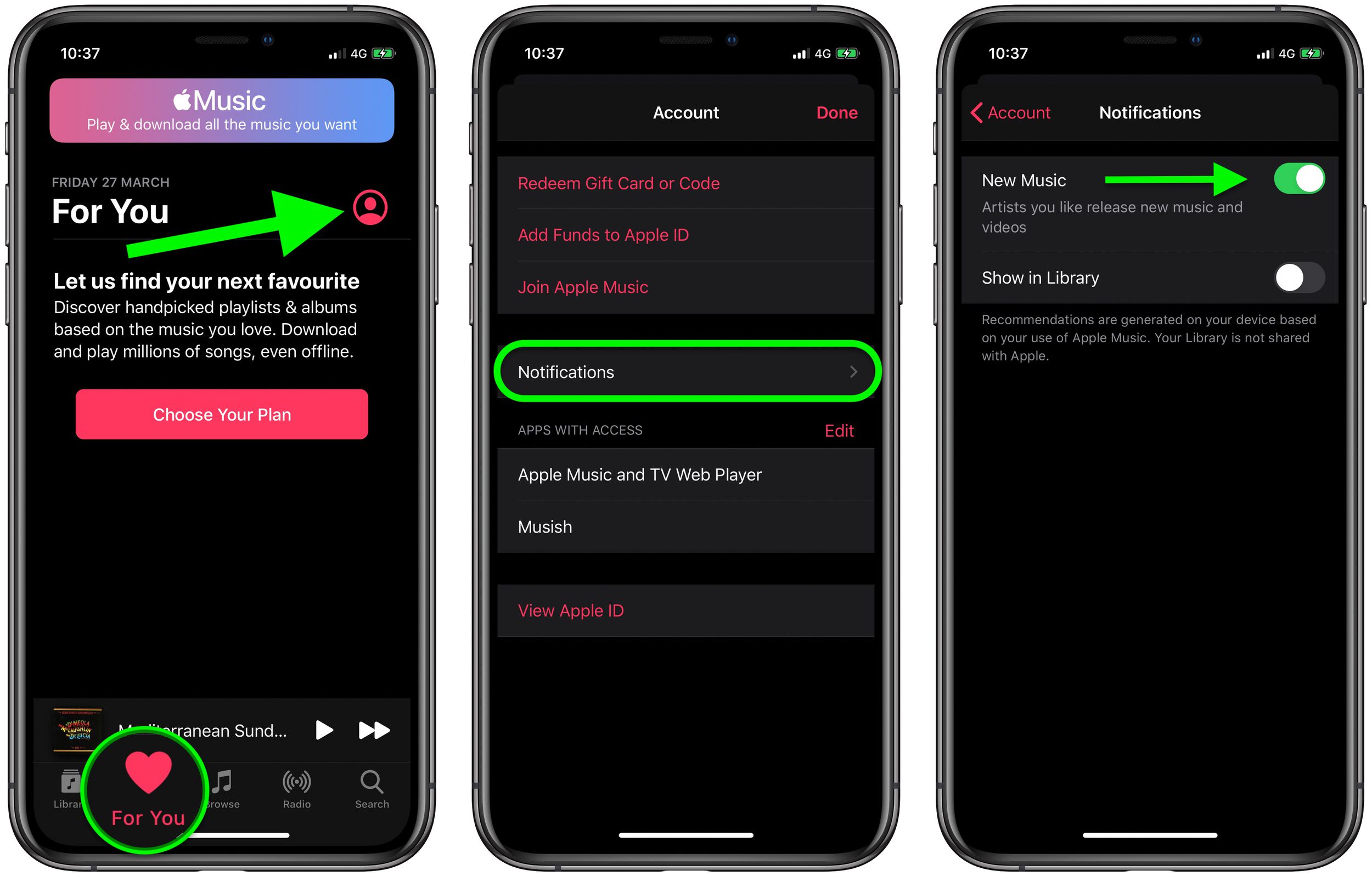How To Enable Or Disable Apple Music s New Release Alerts In IOS