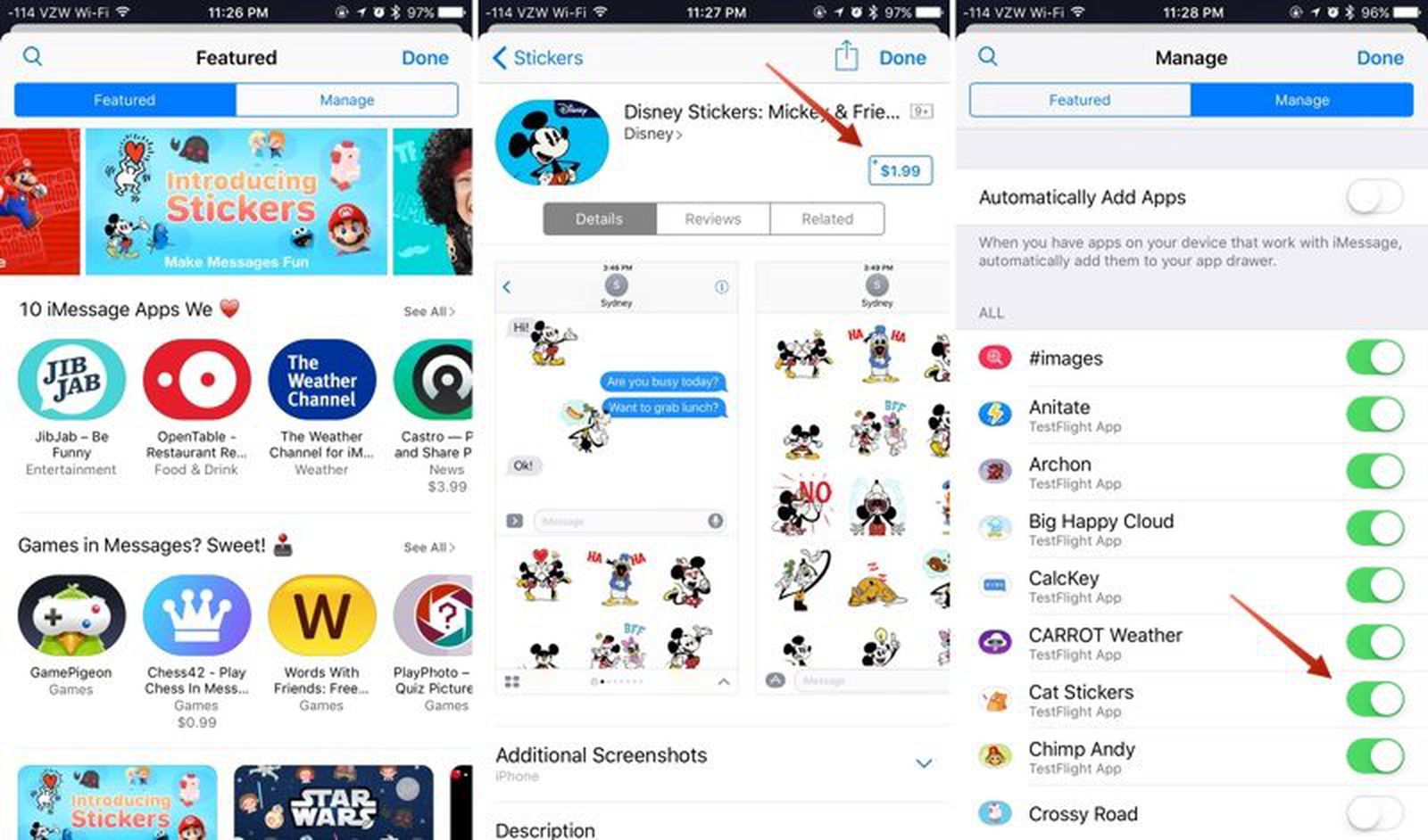 Messages in iOS 10: How to Install and Use Sticker Packs - MacRumors