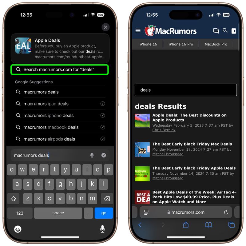 Use Safari Quick Website Search for Faster Site-Specific Results - MacRumors