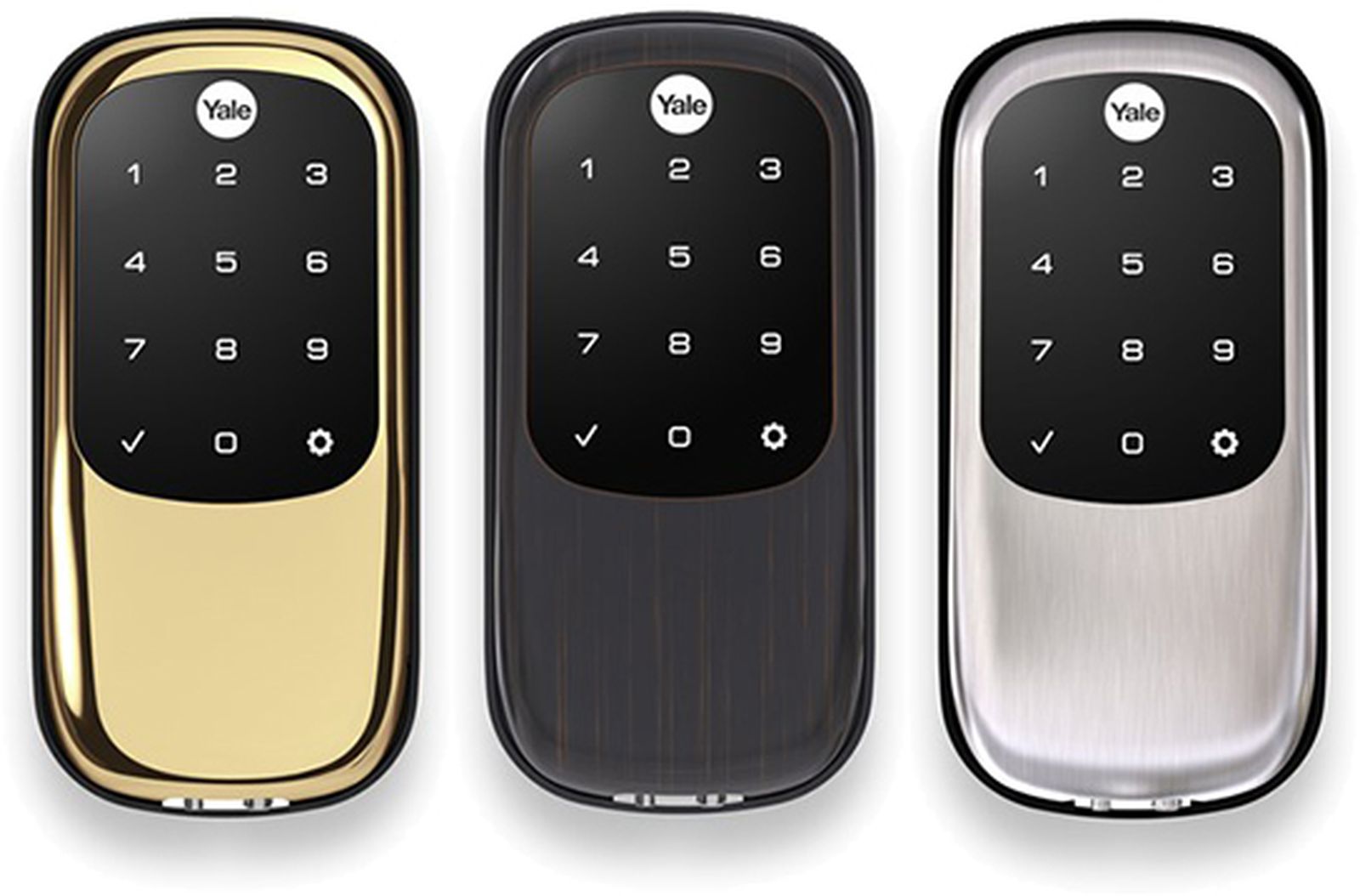 Yale Zigbee Real Living Keyless Touchscreen Lever Lock Yale Assure
