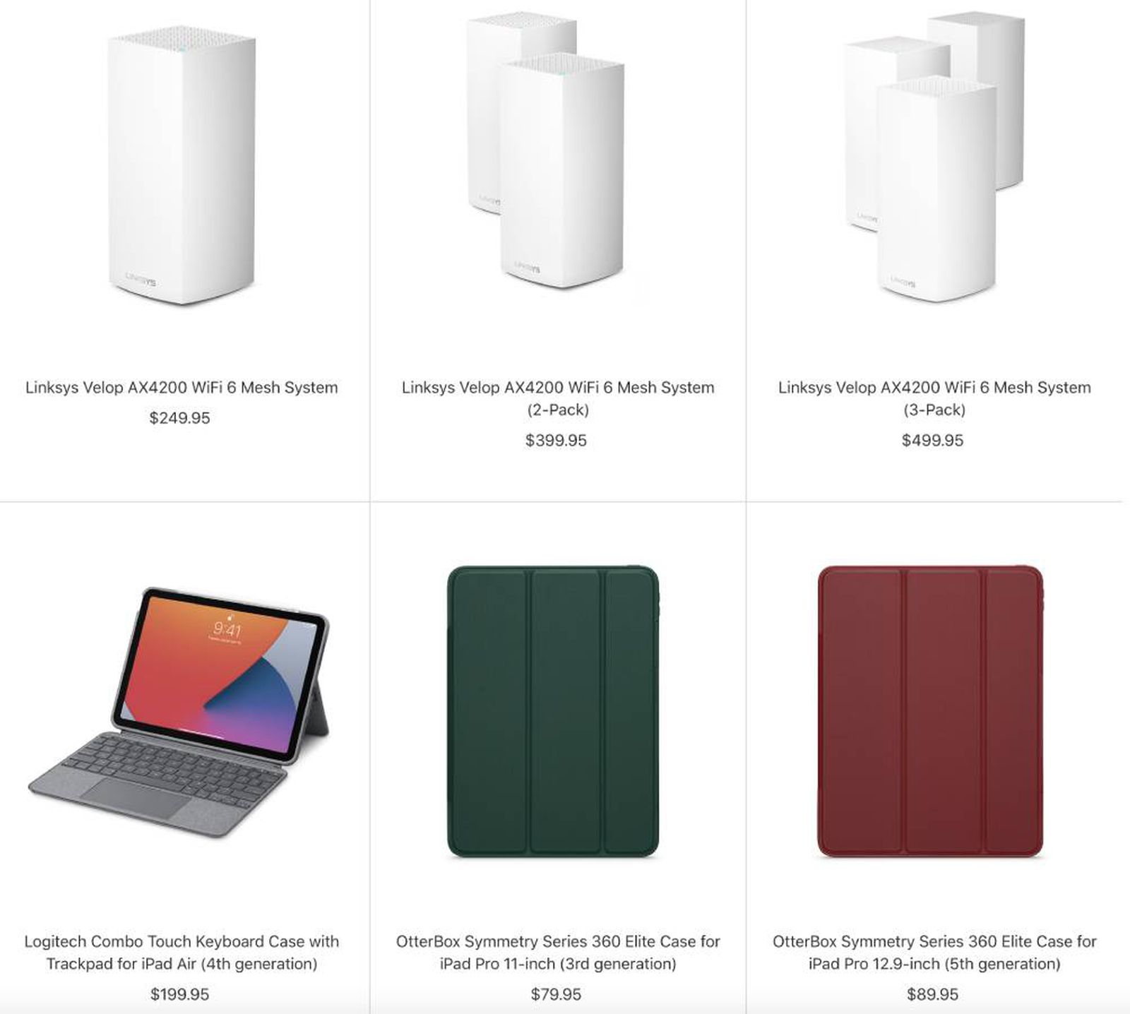 Apple Adds New Products to Online Store, Including Linksys Velop Wi-Fi ...