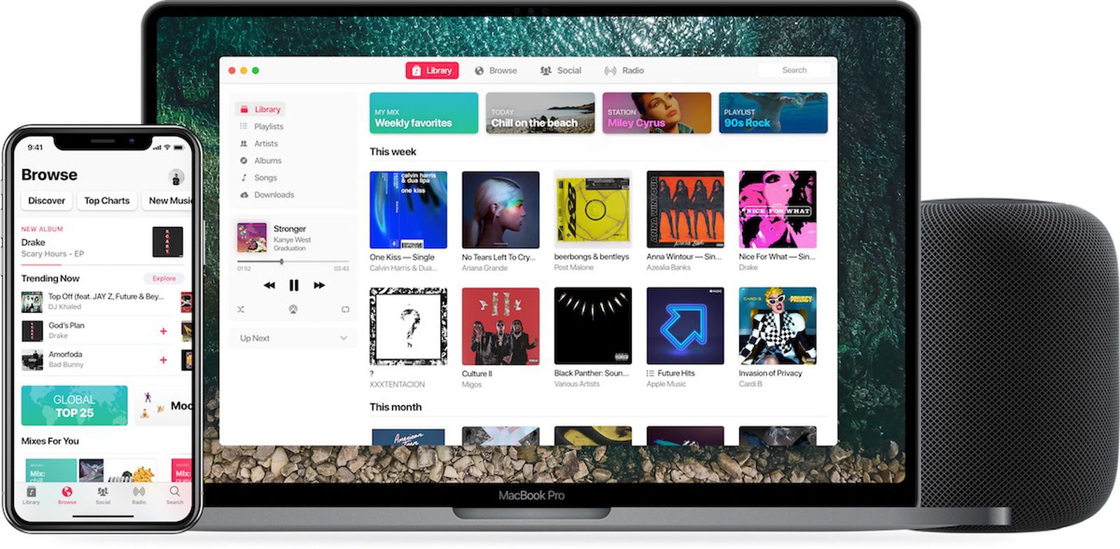 Graphic Designer Envisions Apple Music With Simpler UI, Music History ...