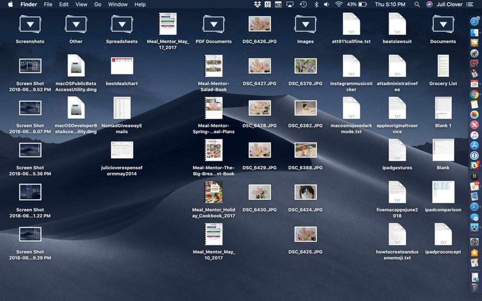 How to Organize Your Mac's Desktop With Stacks in macOS Mojave - MacRumors