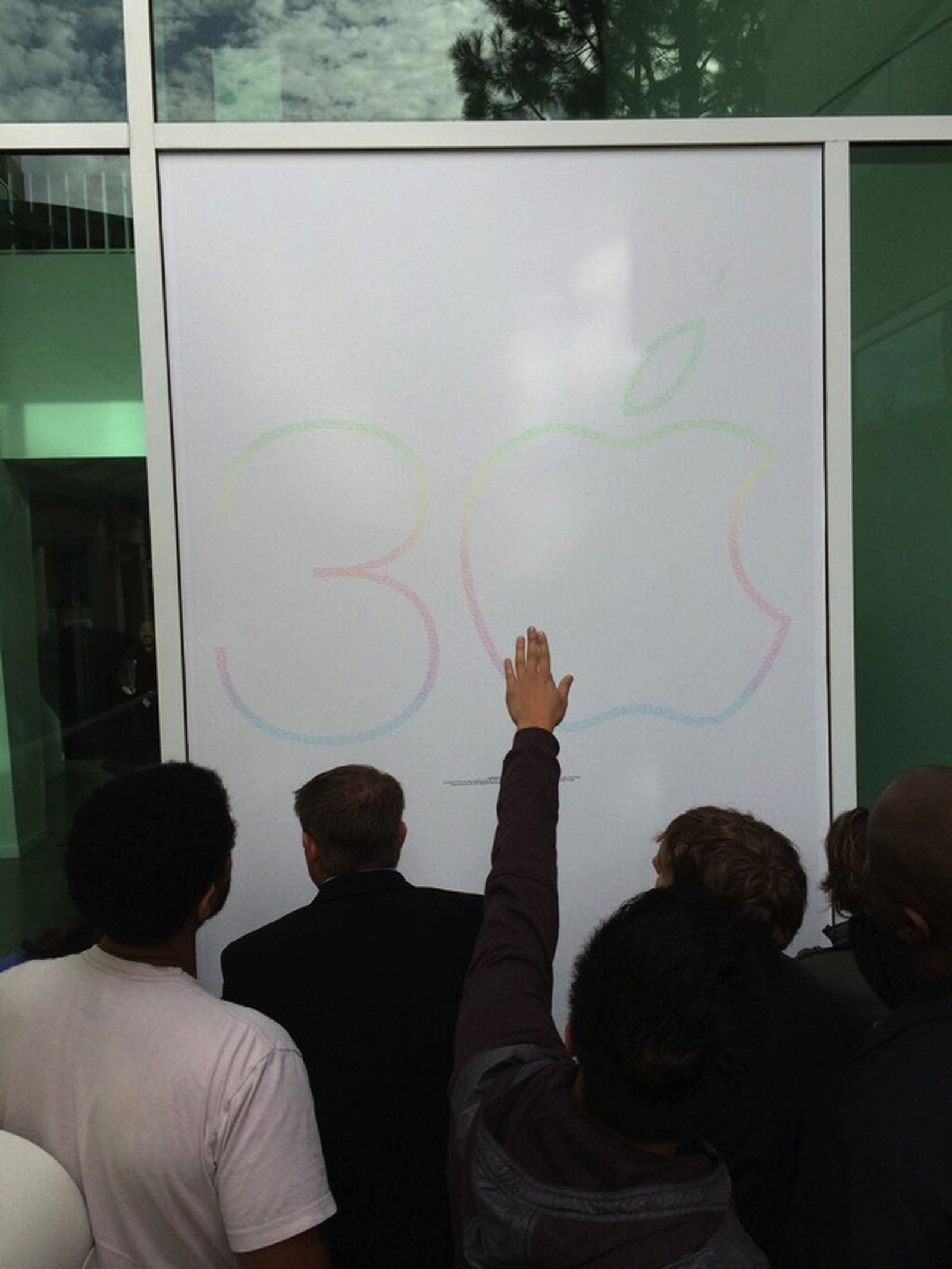 Commemorative Posters at Apple Campus List All Former and Current Apple ...