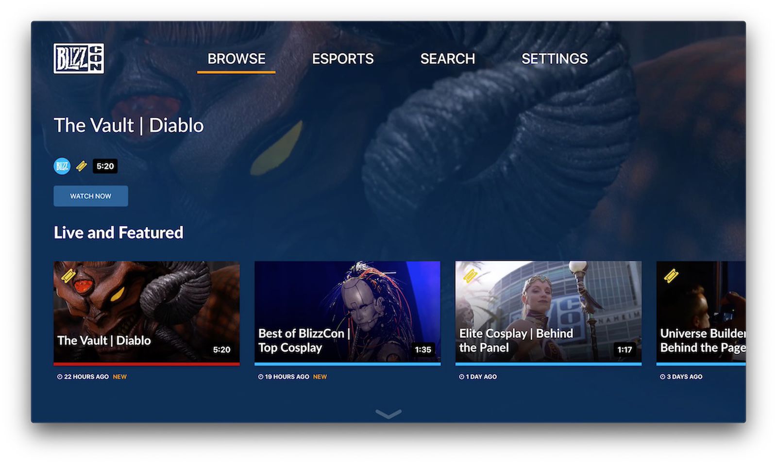 Blizzard Launches New Apple TV App for Streaming Video During BlizzCon ...