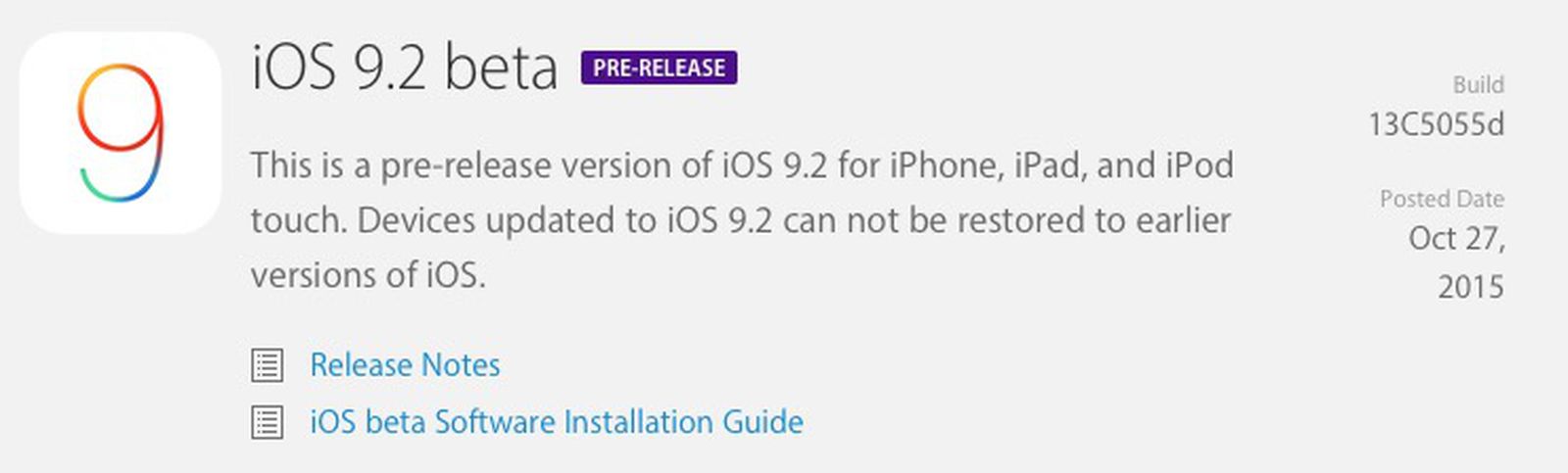 Apple Seeds First iOS 9.2 Beta to Developers - MacRumors