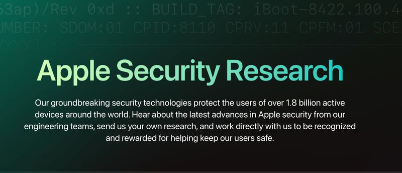 Apple Launches New Security Research Website - MacRumors