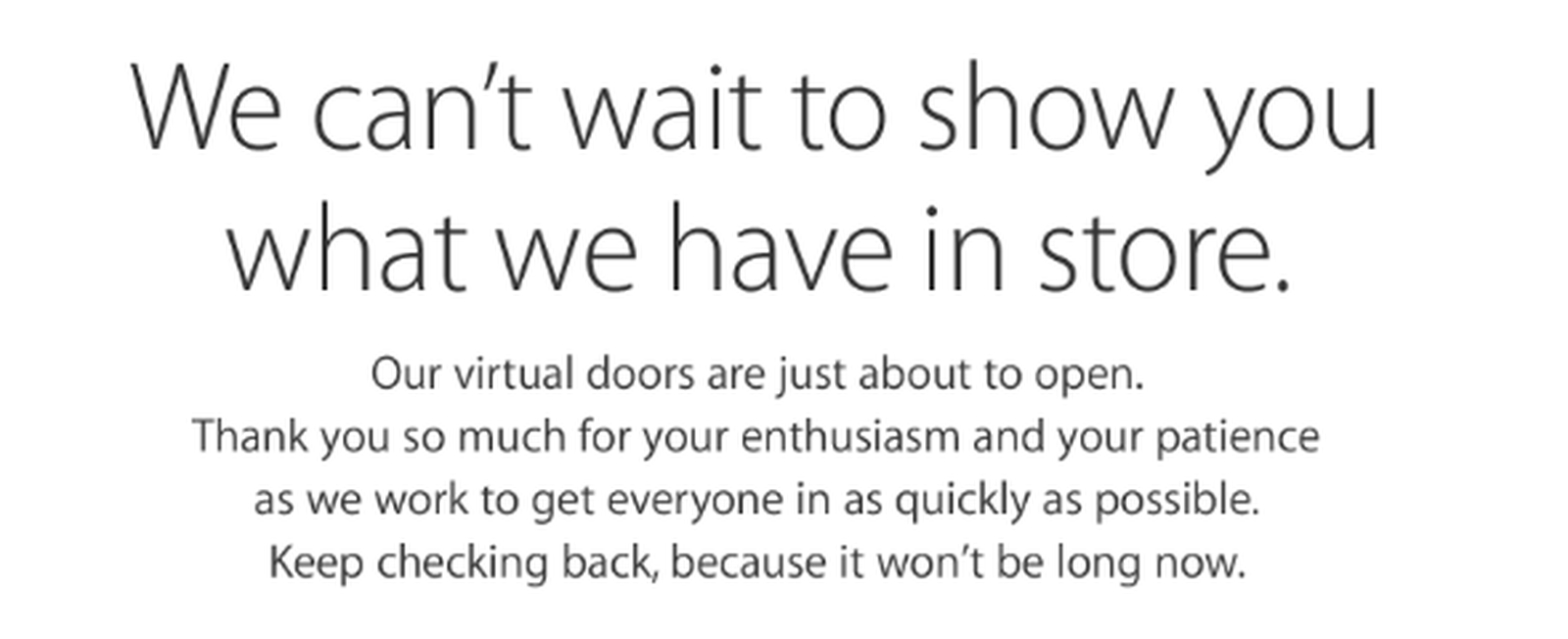 Apple Store Goes Down Ahead of Today's 'Let Us Loop You In' Event ...