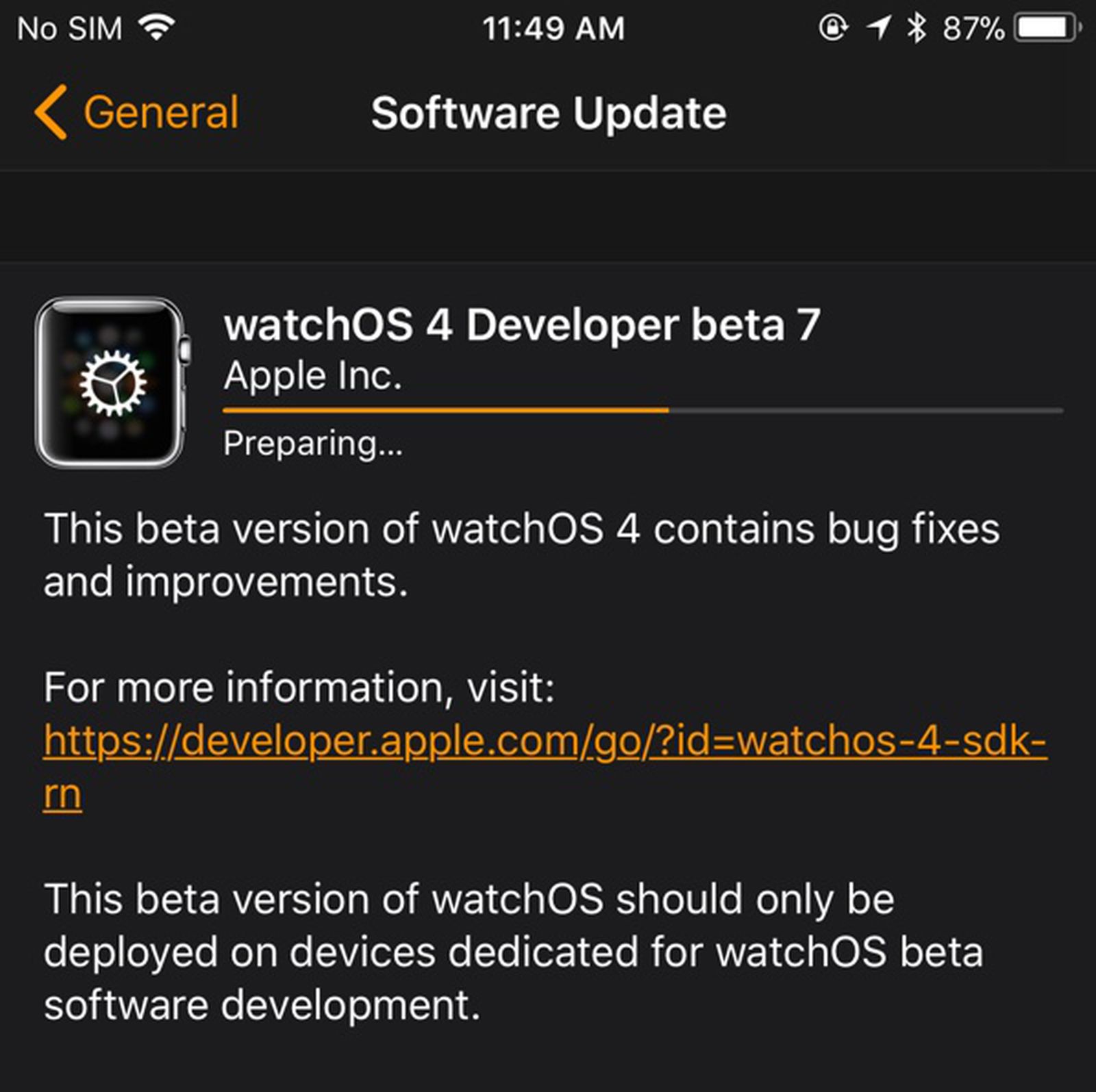 Apple Seeds Seventh Beta of New watchOS 4 Operating System to Developers - MacRumors