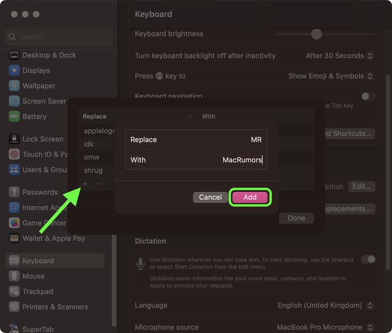 How to Set Up Text Replacement on iPhone, iPad, and Mac - MacRumors