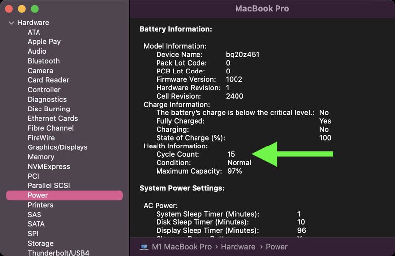 How to Check Your Mac's Battery Cycles - MacRumors