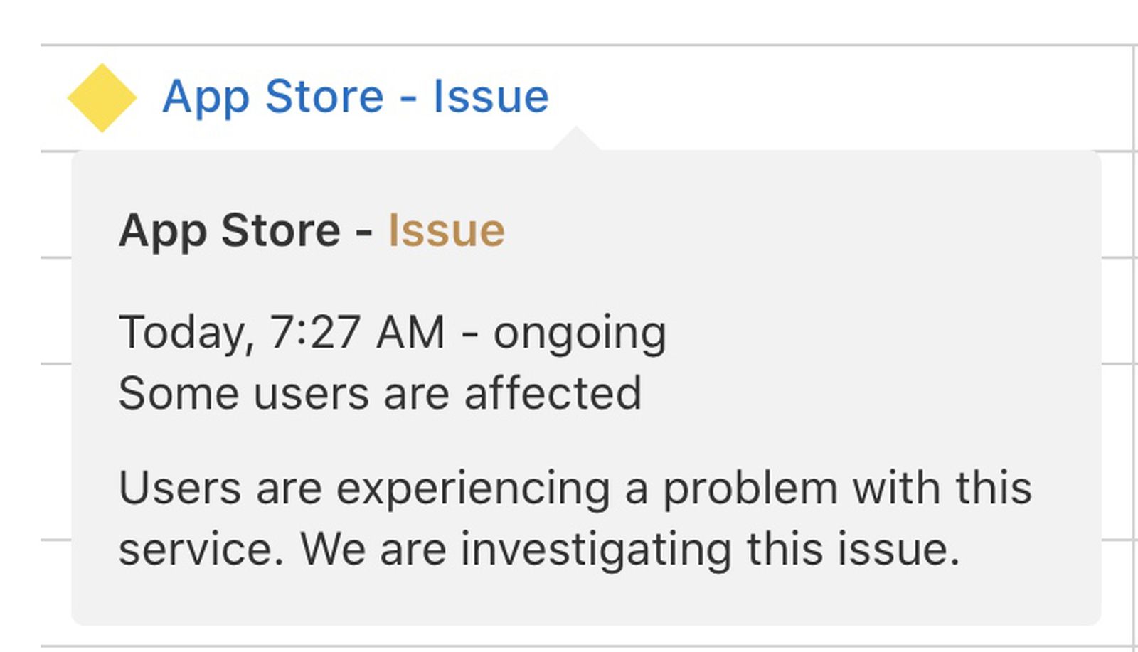 App Store Experiencing Outage [Update: Fixed] - MacRumors