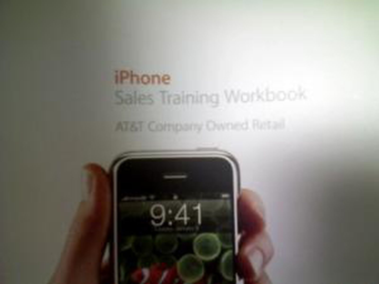 iPhone Sales Training Manual Photos - MacRumors