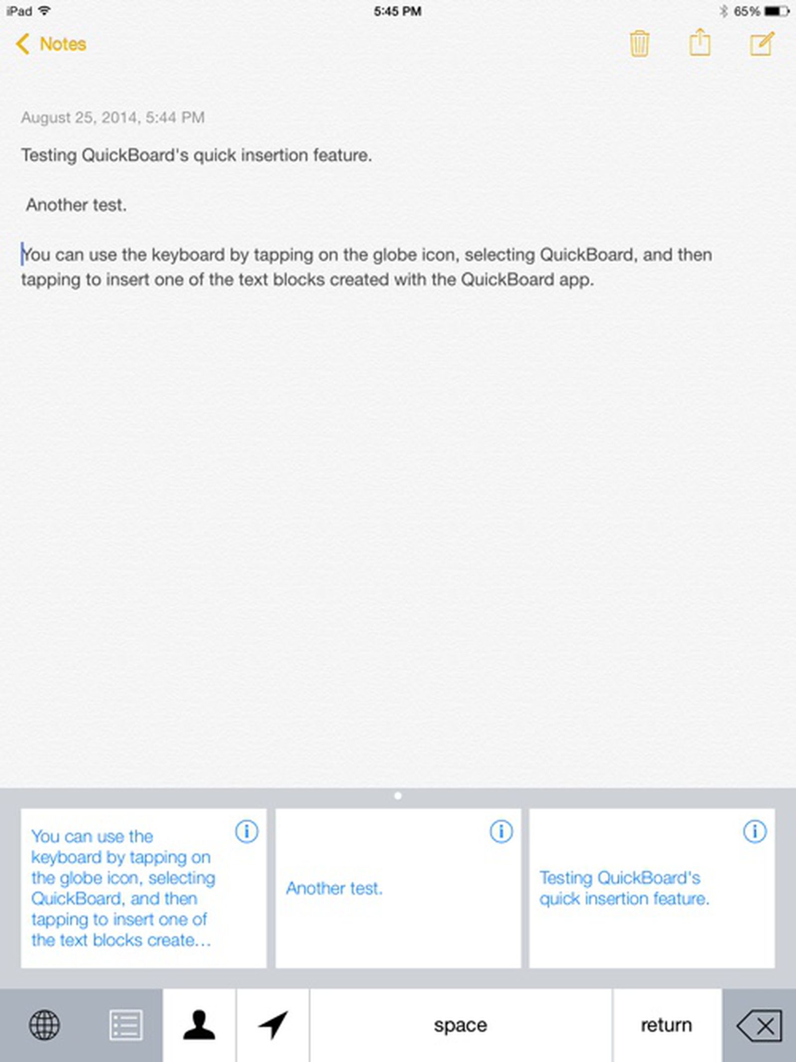 Hands On With QuickBoard, a Quick Text Insertion Keyboard Coming to iOS ...