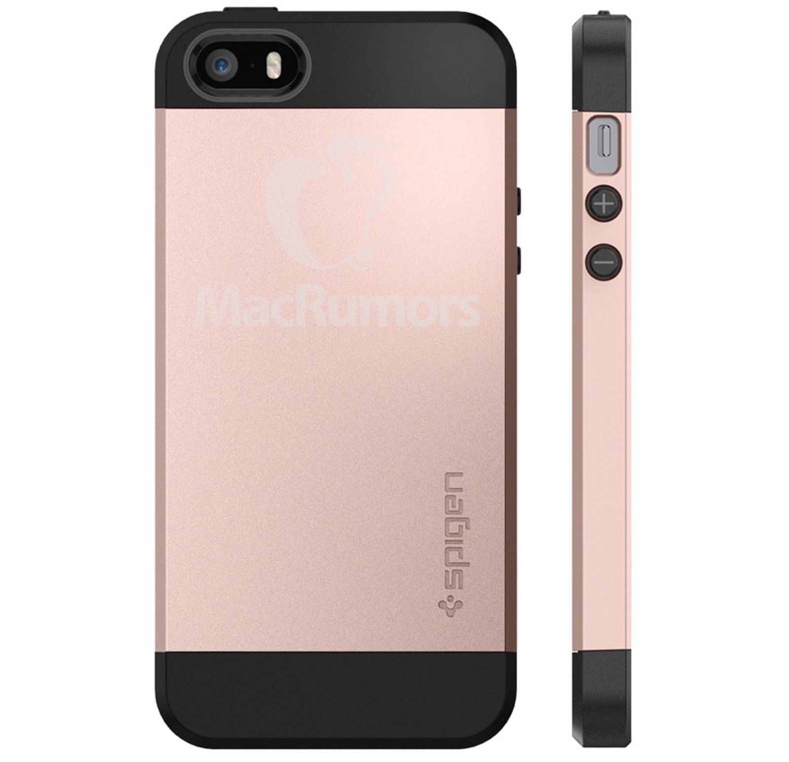 iPhone SE Case Renderings From Spigen Support iPhone 5s-Style Design ...