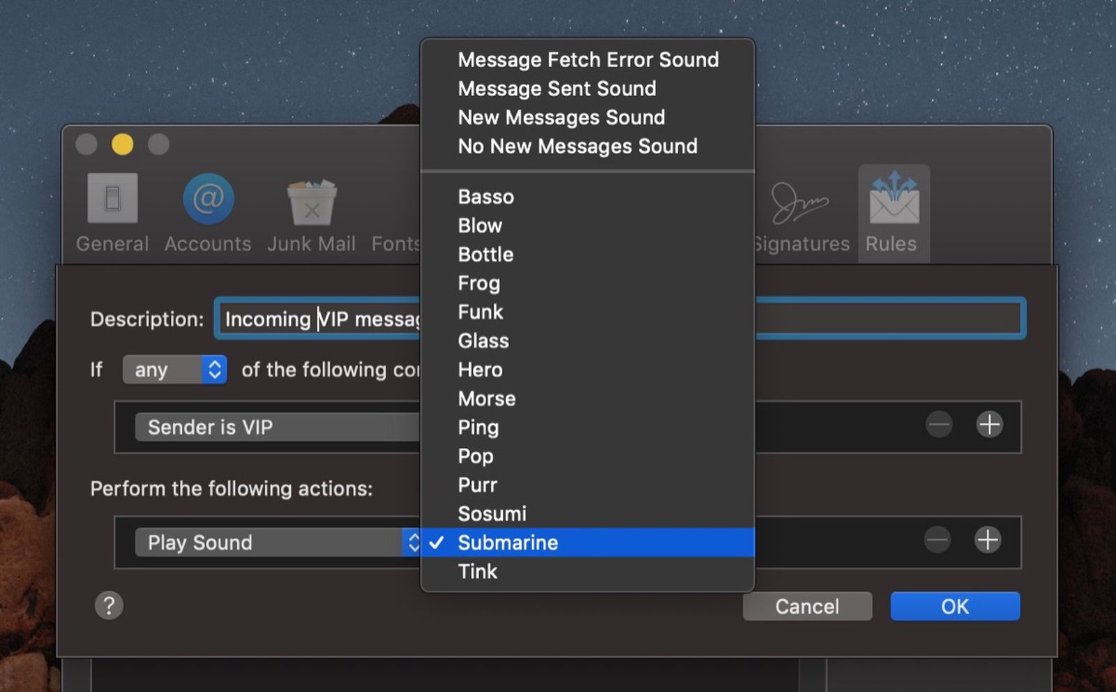 How to Get Unique Alerts for VIP Emails Received on Your Mac - MacRumors