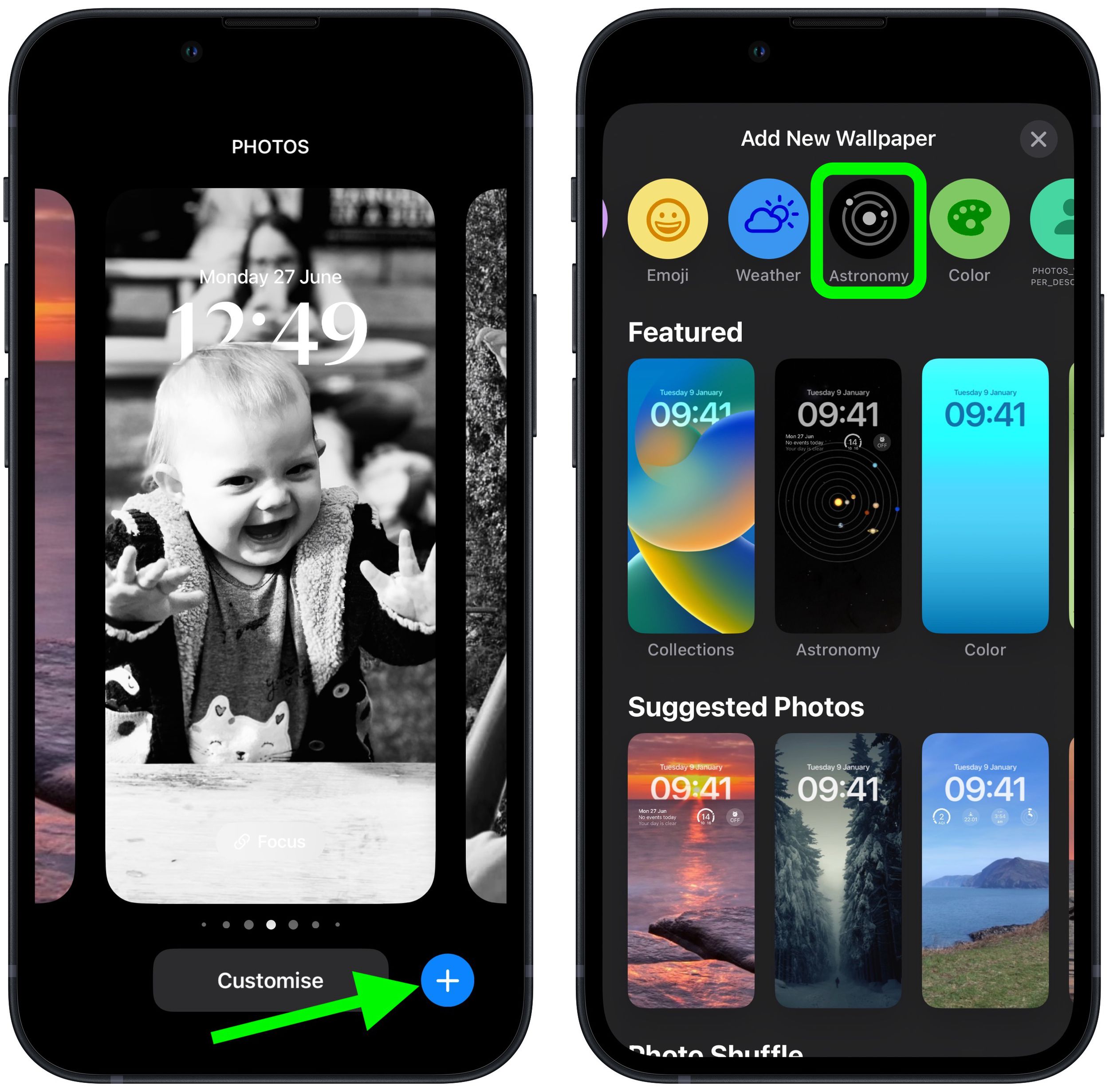 iOS 16: How to Set a Dynamic Astronomy Lock Screen Wallpaper - MacRumors