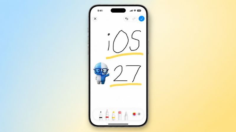 iOS 27 Adds New Drawing Tool to Your iPhone's Messages App - MacRumors