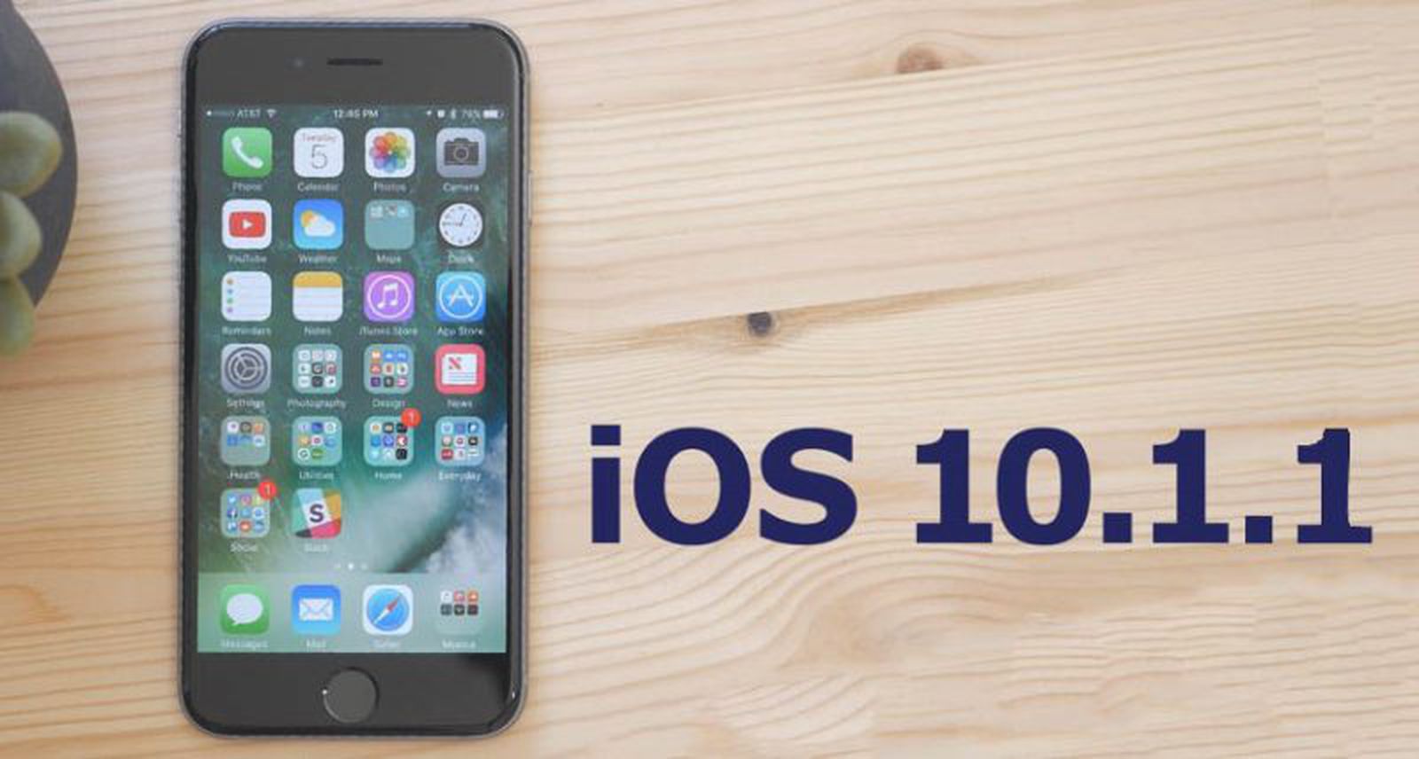 Apple Releases Updated Version of iOS 10.1.1 - MacRumors