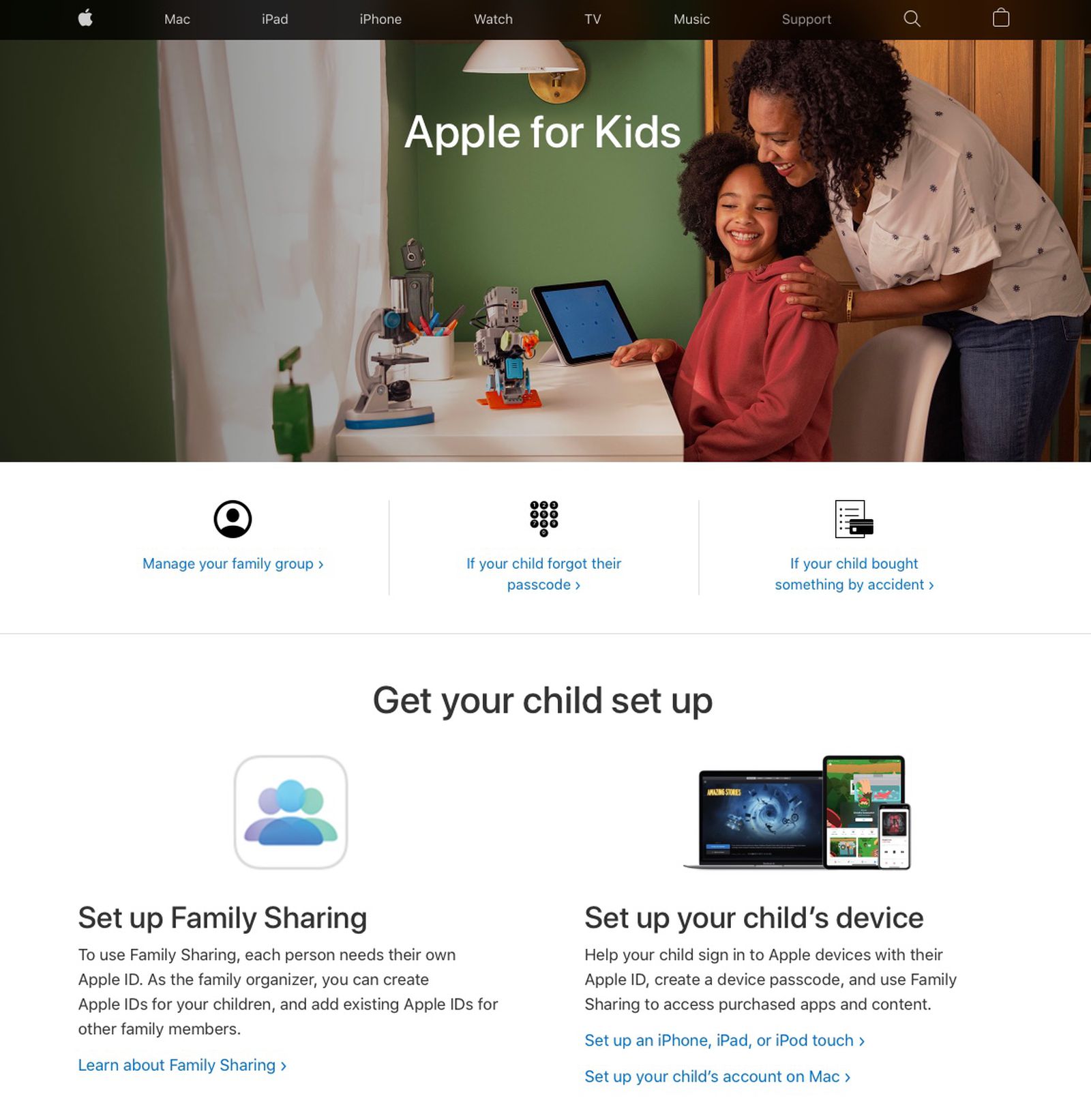 Apple Launches 'Apple for Kids' Support Portal for Parents and ...