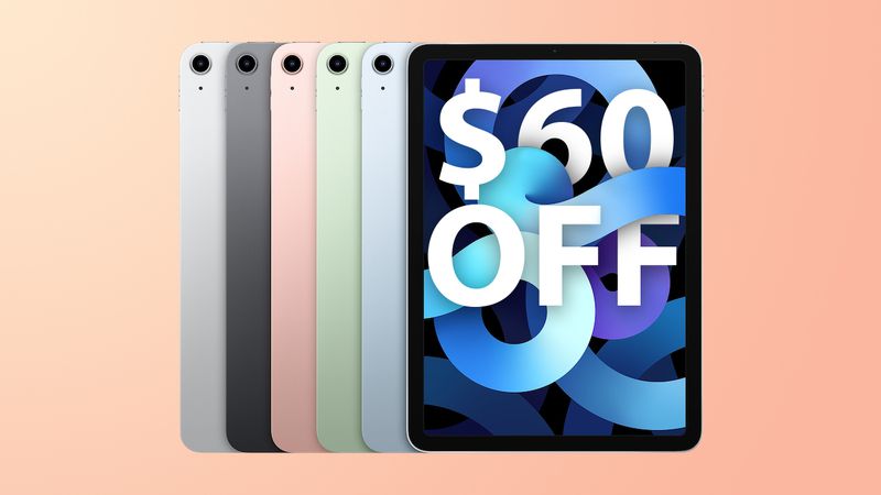 Deals: Get the 64GB Wi-Fi iPad Air for $539 ($60 Off) - MacRumors