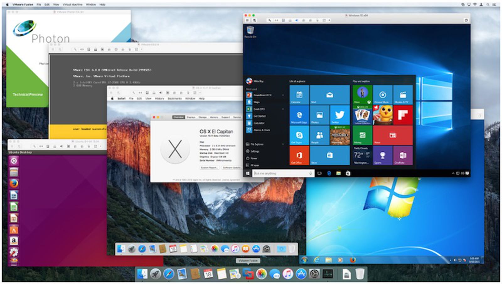 VMware Launches Fusion 8 and Fusion 8 Pro With Windows 10, OS X El ...