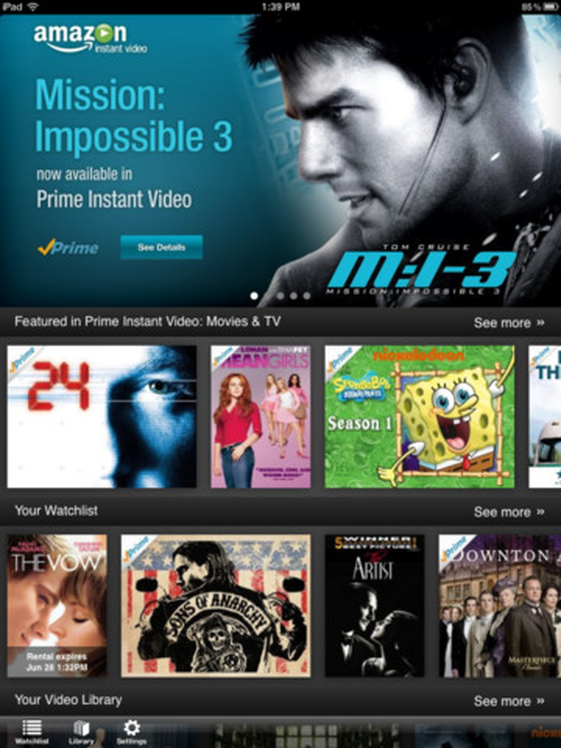 Amazon Releases iPad App for Instant Video Service - MacRumors