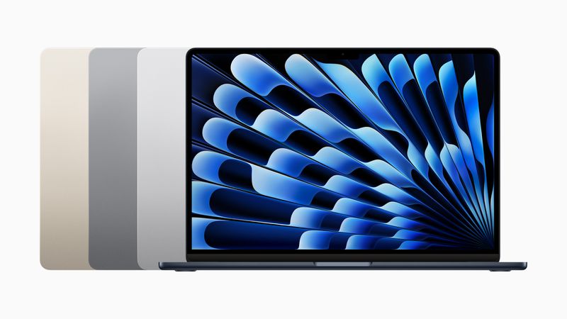 Apple Announces New MacBook Air With 15.3-inch Display and M2 Chip ...