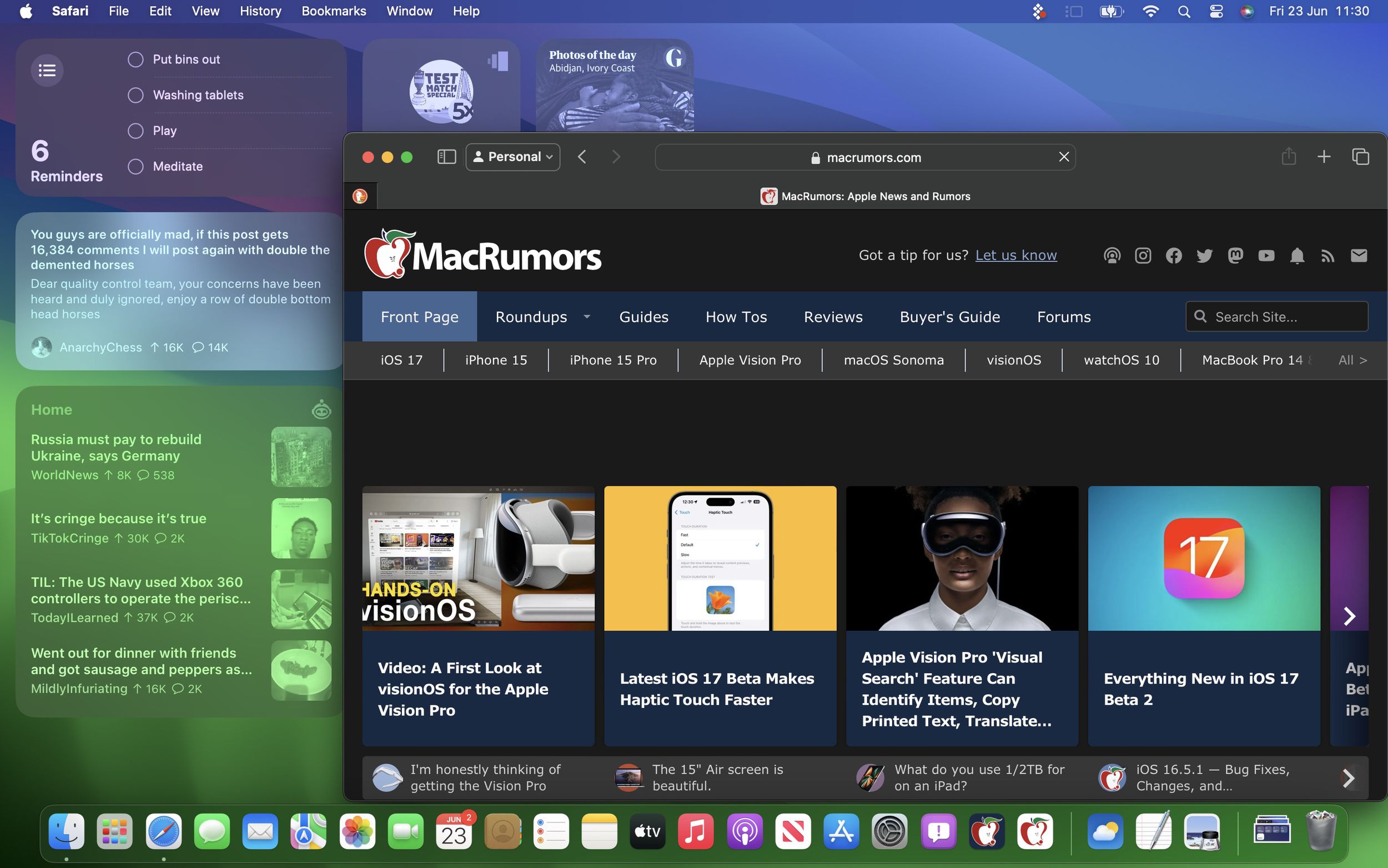 Here's How Interactive Widgets Work in macOS Sonoma - MacRumors