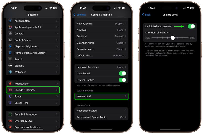 iOS 18.2: Limit Your iPhone's Speaker Volume - MacRumors
