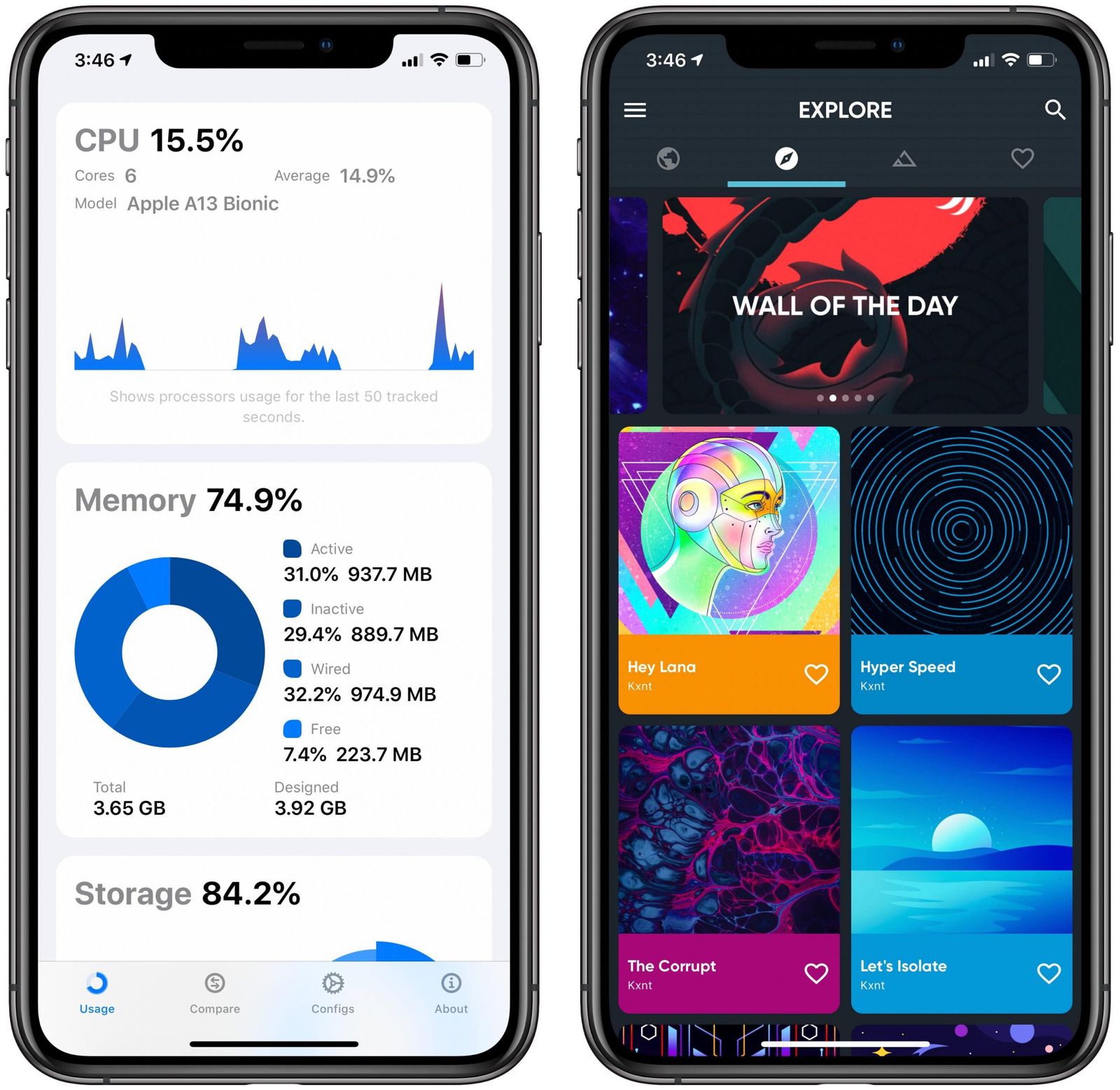 App Recap: 'Usage' System Activity, 'Backdrops' Wallpapers, and Major ...